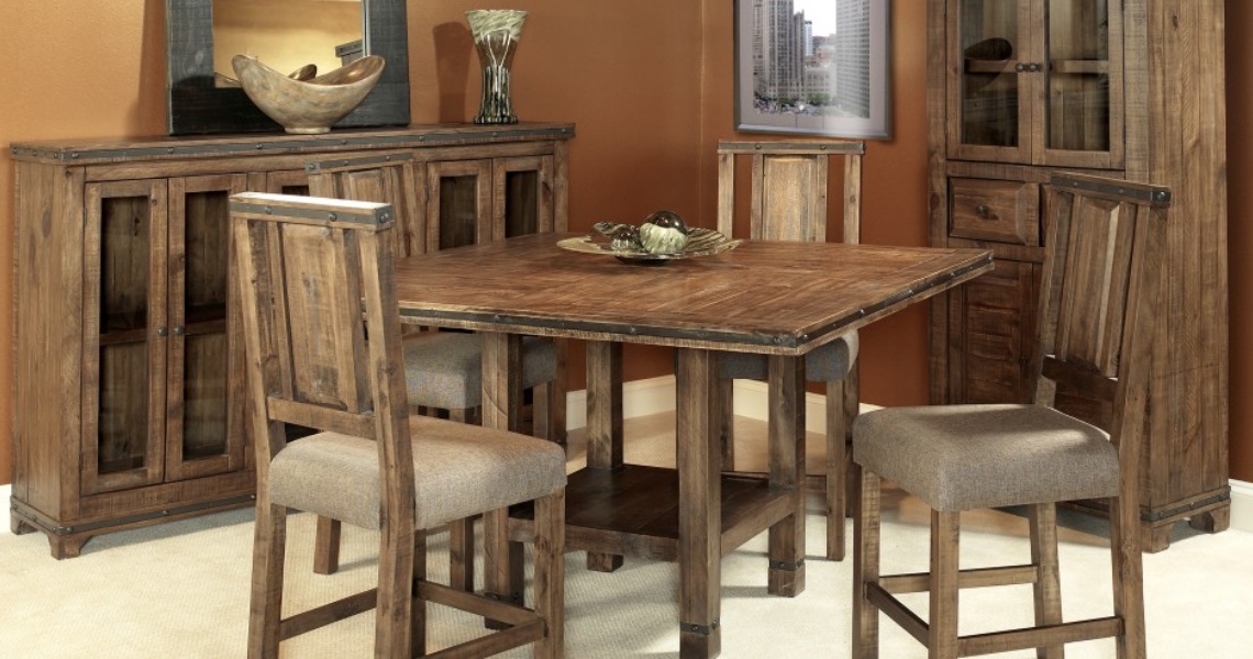 Bradley's Furniture Etc. - Utah Rustic Dining Table Sets